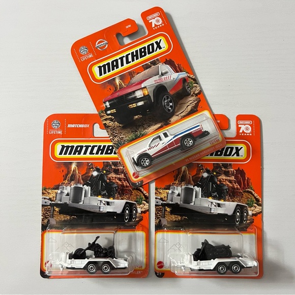 MATCHBOX | Toys | New 223 Matchbox 95 Nissan Hardbody D2 Chopper Cafe ...